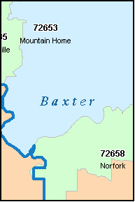 Arkansas Zip Code Map Free - United States Map