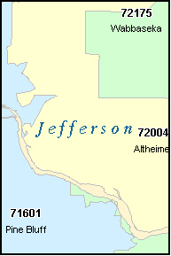 Jefferson County Zip Code Map - Map