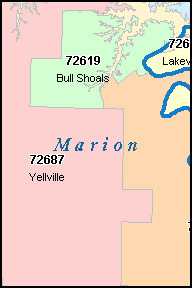 Marion County Zip Code Map Printable Marion County, OR Wall Map