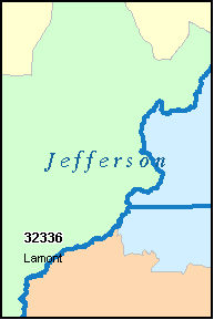 Jefferson County Zip Code Map - Map