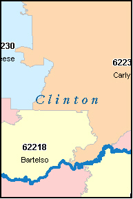 Clinton Township Zip Code Map - Map