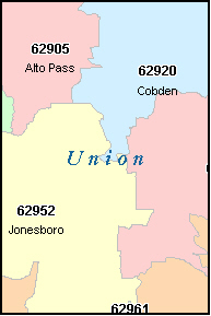 Union City Zip Code Map - Map