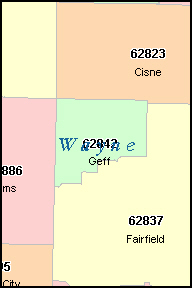 Wayne County Zip Code Map Zip Code Map