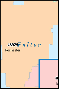Fulton County Zip Code Map - Map