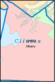 Clinton Township Zip Code Map - Map
