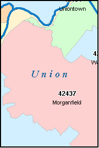 Union City Zip Code Map - Map