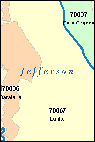 Jefferson County Zip Code Map - Map