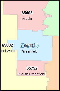 Dade County Zip Code Map