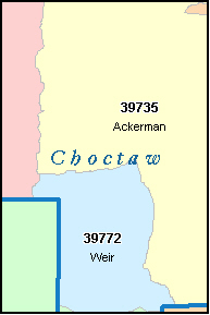 WEIR Mississippi, MS ZIP Code Map Downloads