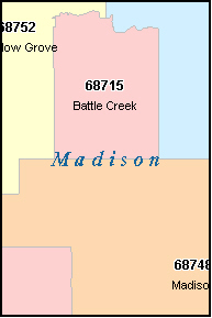 5 Digit Zip Code Map Of Madison Wi - Map