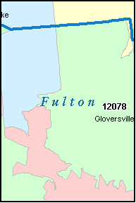 Fulton County Zip Code Map - Map