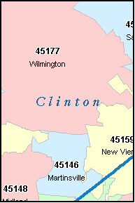 Clinton Township Zip Code Map - Map