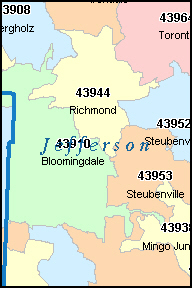 Zip Code Map Jefferson County Ky - Map