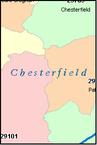 Zip Code Map Chesterfield Va - Map