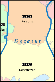 Decatur Ga Zip Code Map - Map