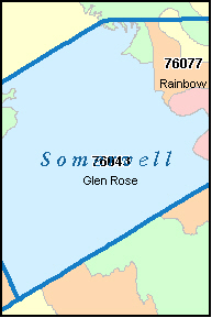 NEMO Texas, TX ZIP Code Map Downloads