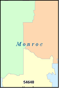 Zip Code Map For Monroe County Ny - United States Map