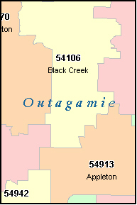 Appleton Wi Zip Code Map
